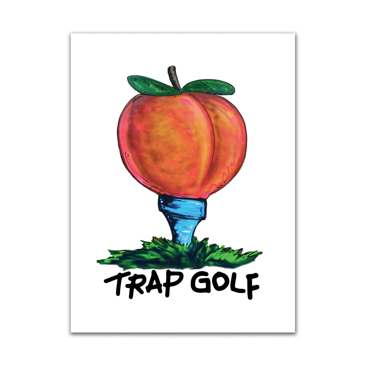 OG Peach Poster – Trap Golf