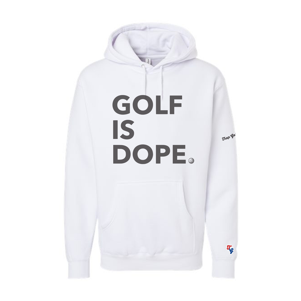OG Golf Is Dope White Hoodie – Trap Golf