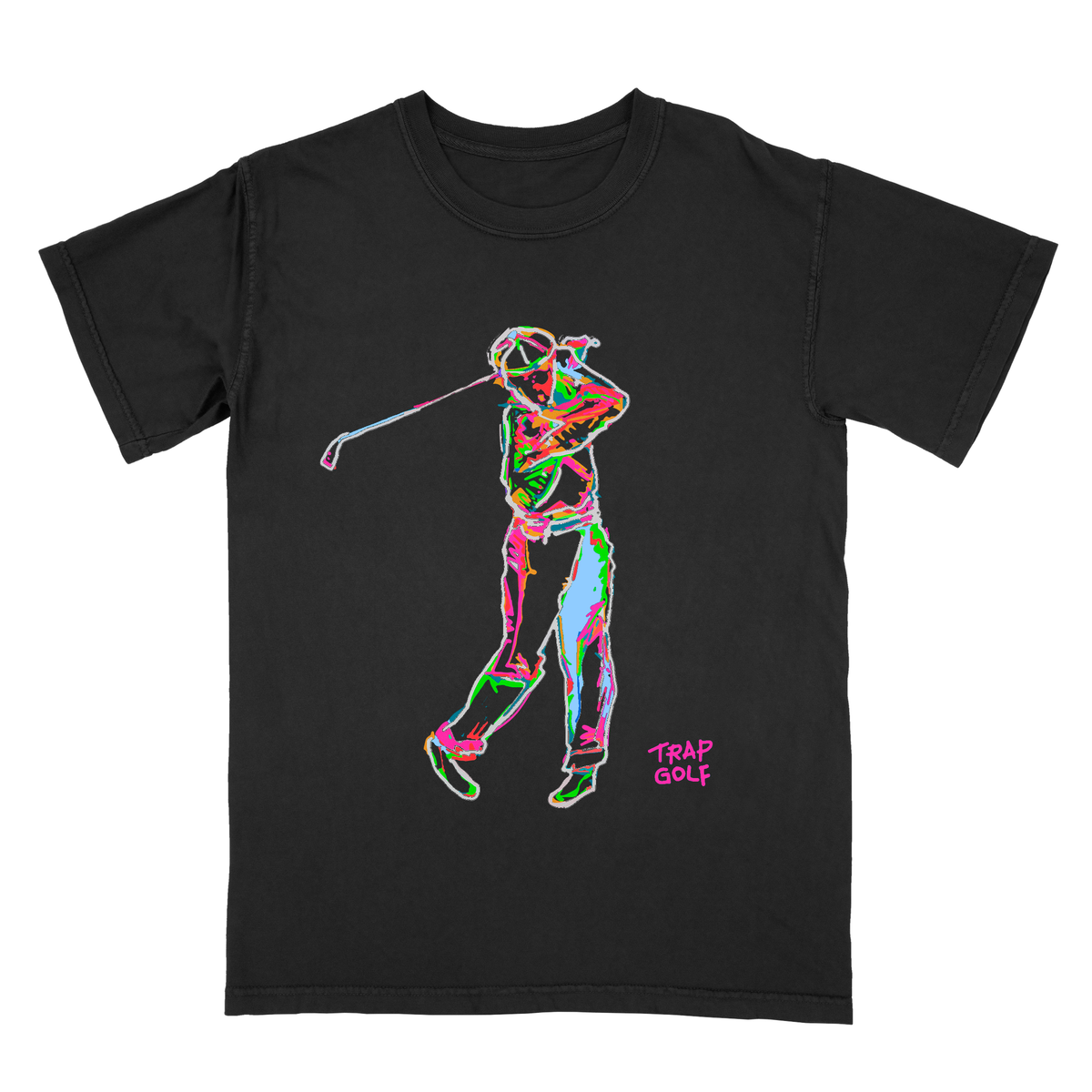 2025 John Shippen Color Blast Tee – Trap Golf