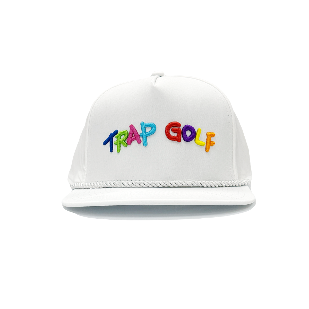 White Trappy Color Rope Hat – Trap Golf