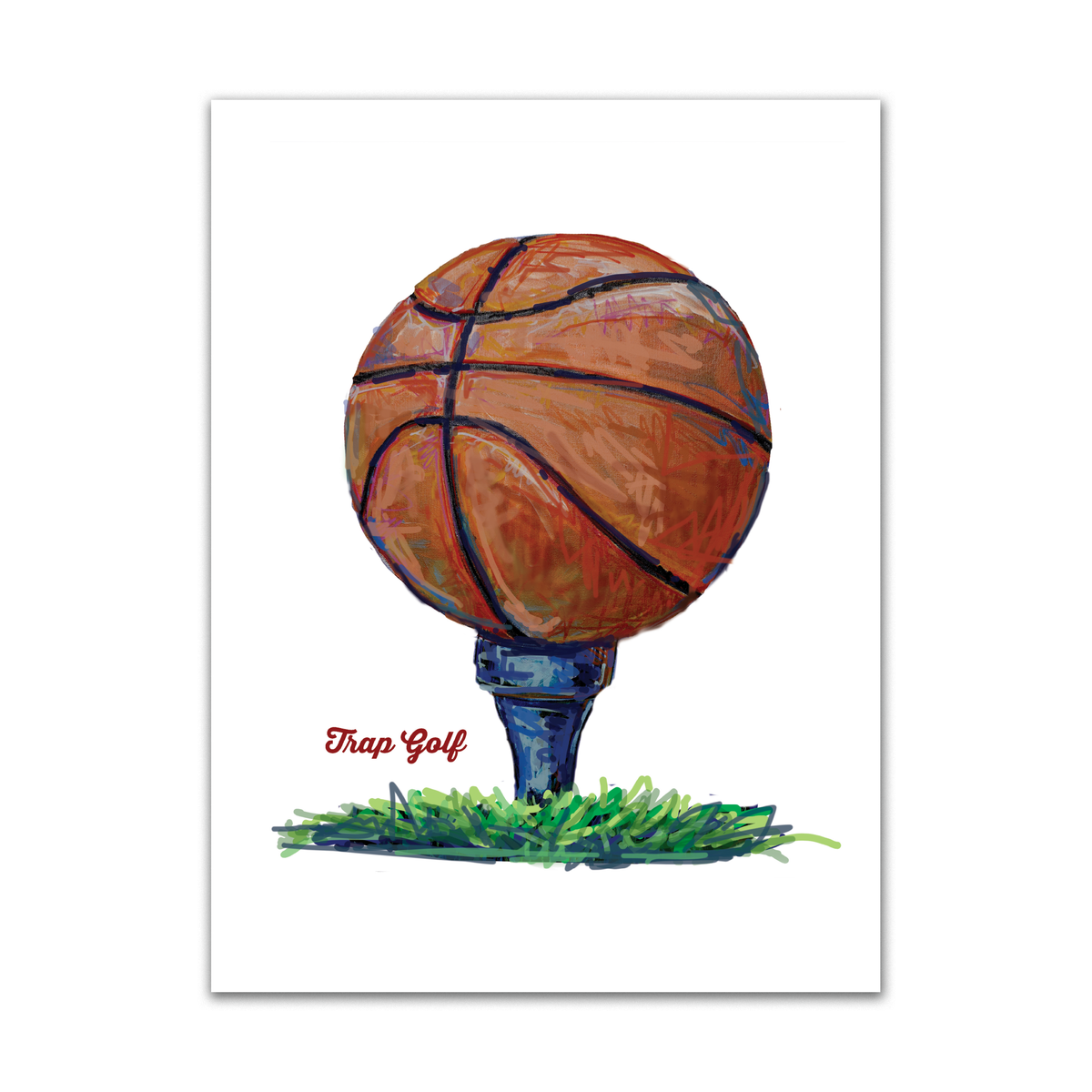 Basketball And Golf Poster – Trap Golf