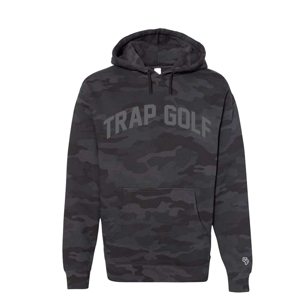 Black Camo Hoodie – Trap Golf