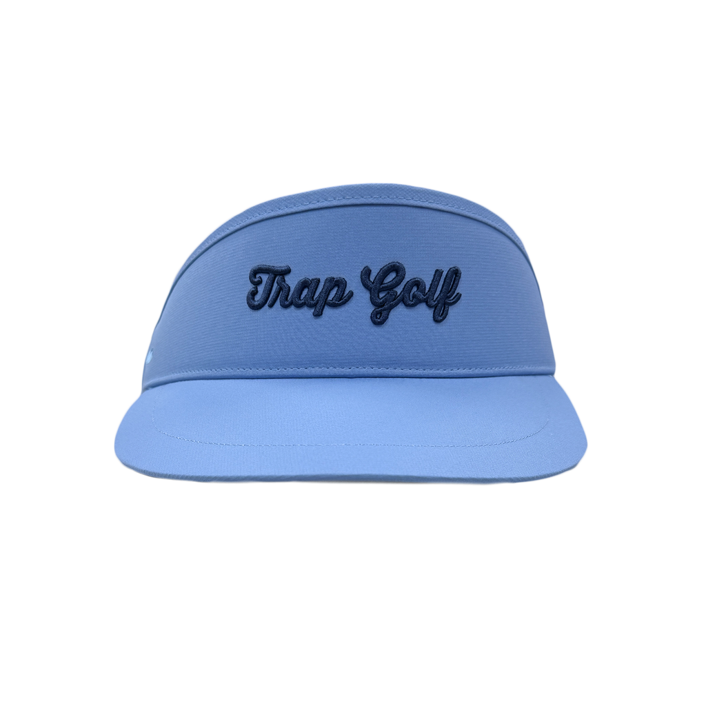 Light Blue Signature Tour Visor – Trap Golf